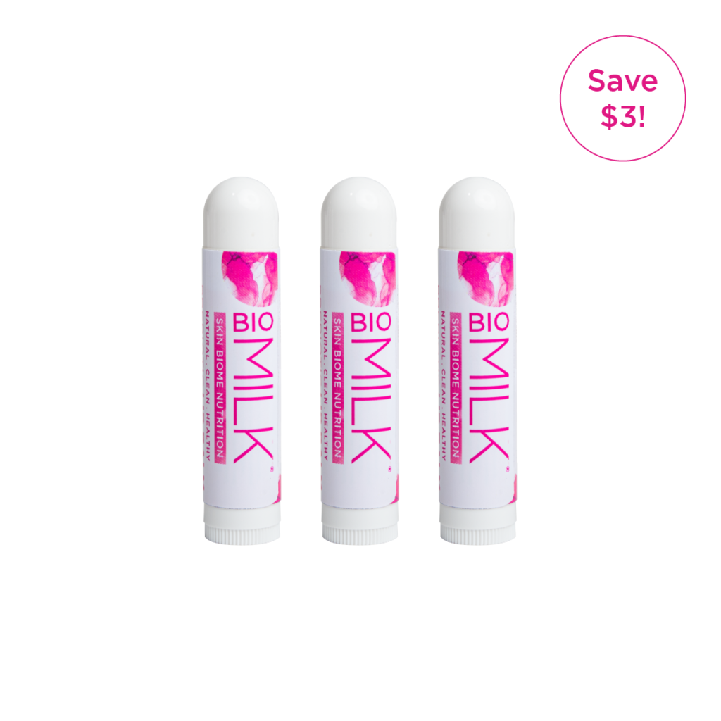 Vegan Prebiotic Lip Balm 3 Pack – BIOMILK Skincare
